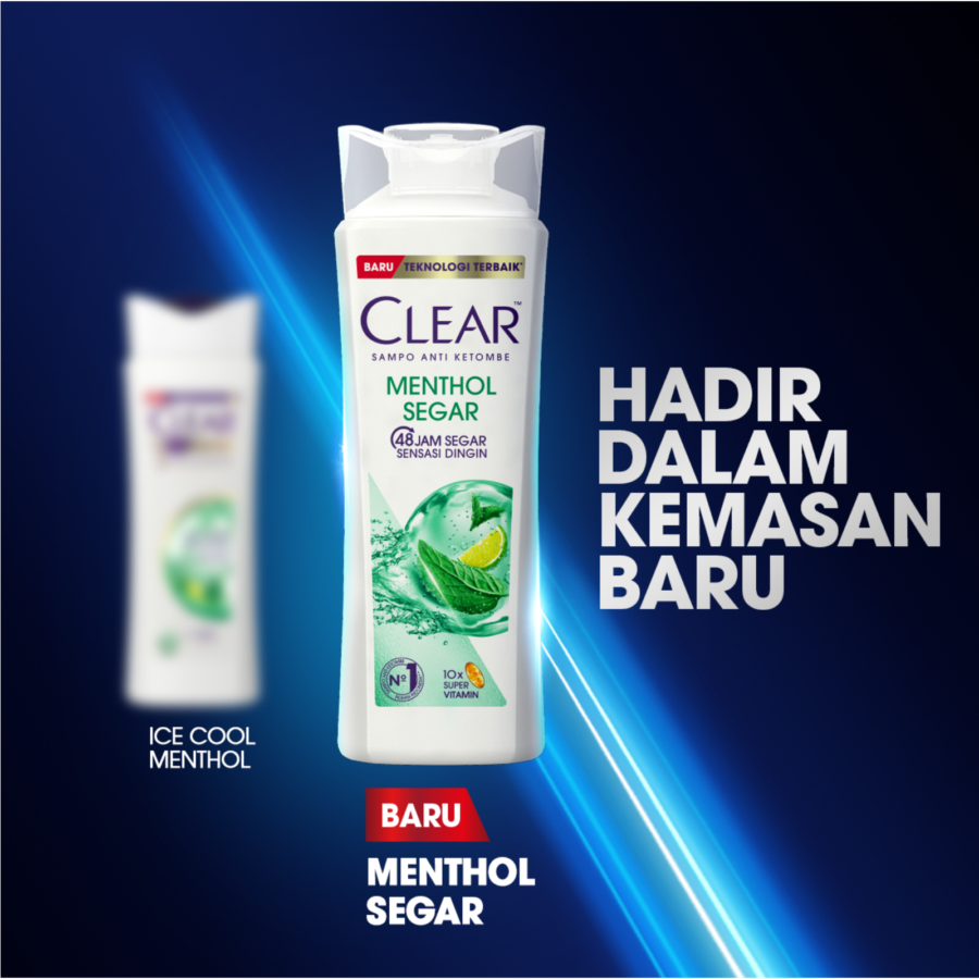 Clear Ice Cool Menthol Anti Dandruff Shampoo Pump 400ml | ASTRO