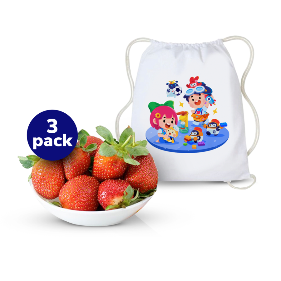 [Bundle] 3 Strawberry Fresh Lokal - Astro Basics/Stroberi 140gr - 155gr ...