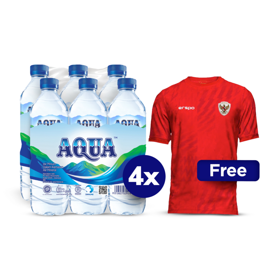 Beli Aqua Gratis Jersey Timnas | ASTRO