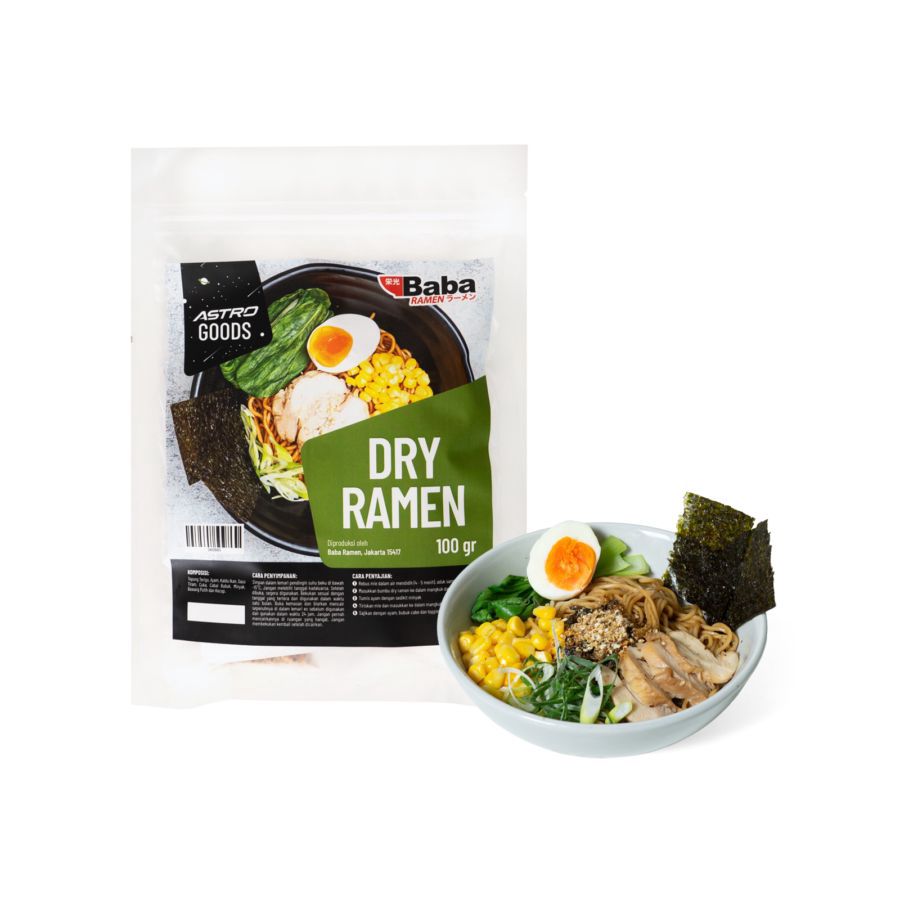 Dry Ramen Astro Goods x Baba Ramen 100gram | ASTRO