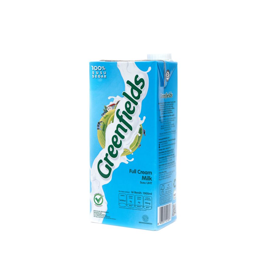 Greenfields Full Cream Susu UHT 950ml | ASTRO