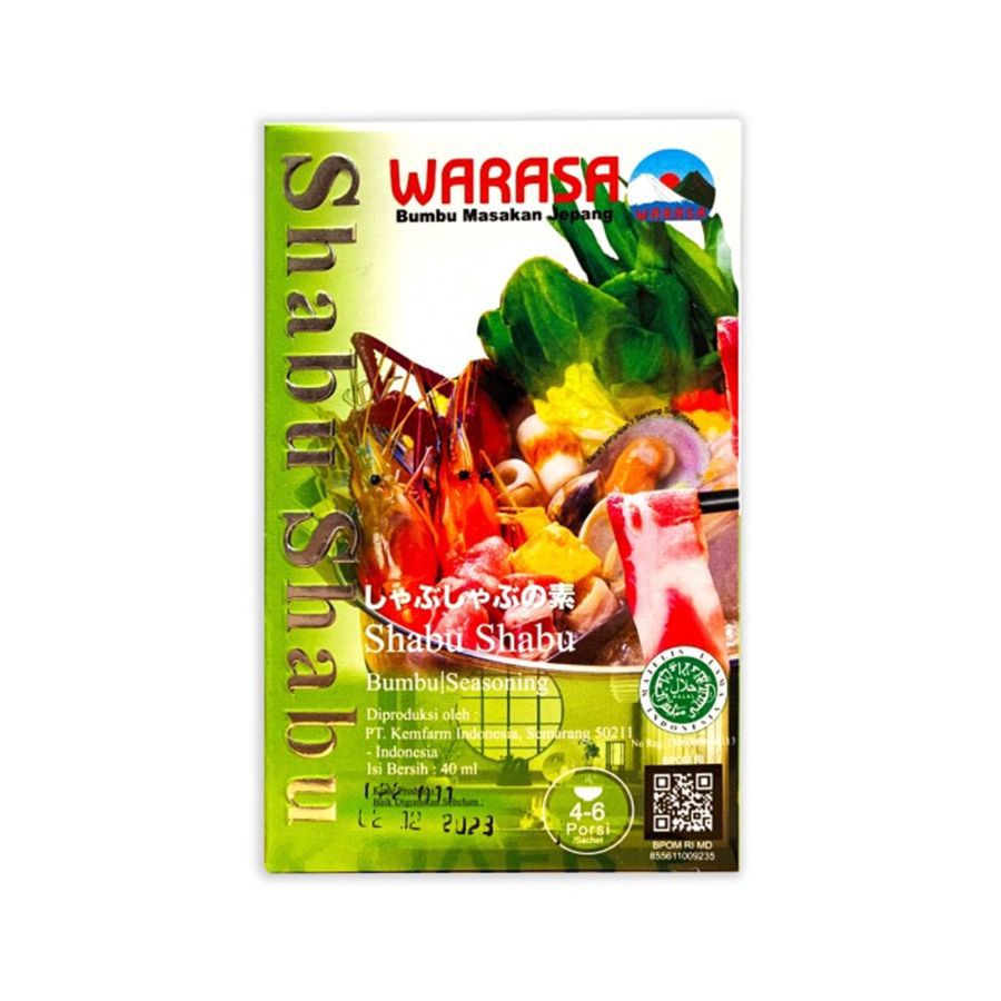 Warasa Bumbu Shabu-Shabu Sauce - Non Msg 40gram | ASTRO