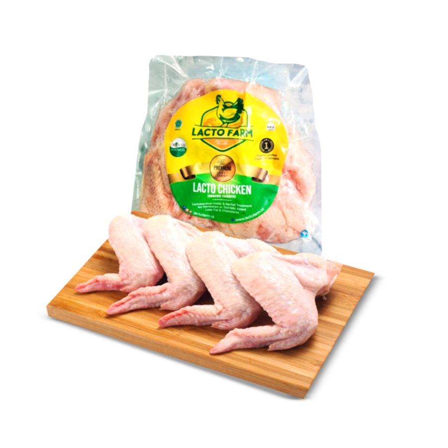 Sayap Ayam Parting Organik Probiotik LactoFarm/Chicken Wings 500gram ...