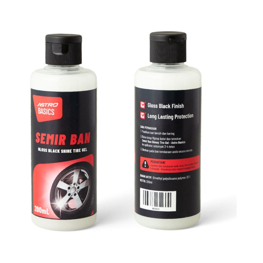 Semir Ban Glossy Tire Gel 200ml - Astro Basics/Otomotif | ASTRO