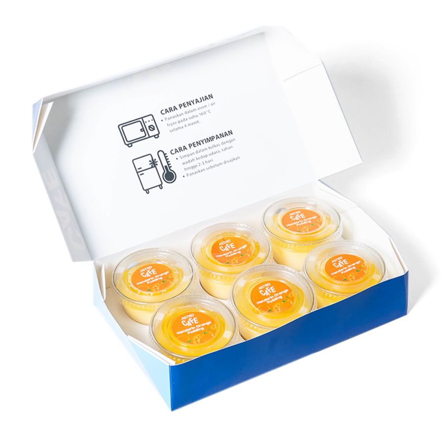 Mandarin Orange Pudding Box of 6 | ASTRO