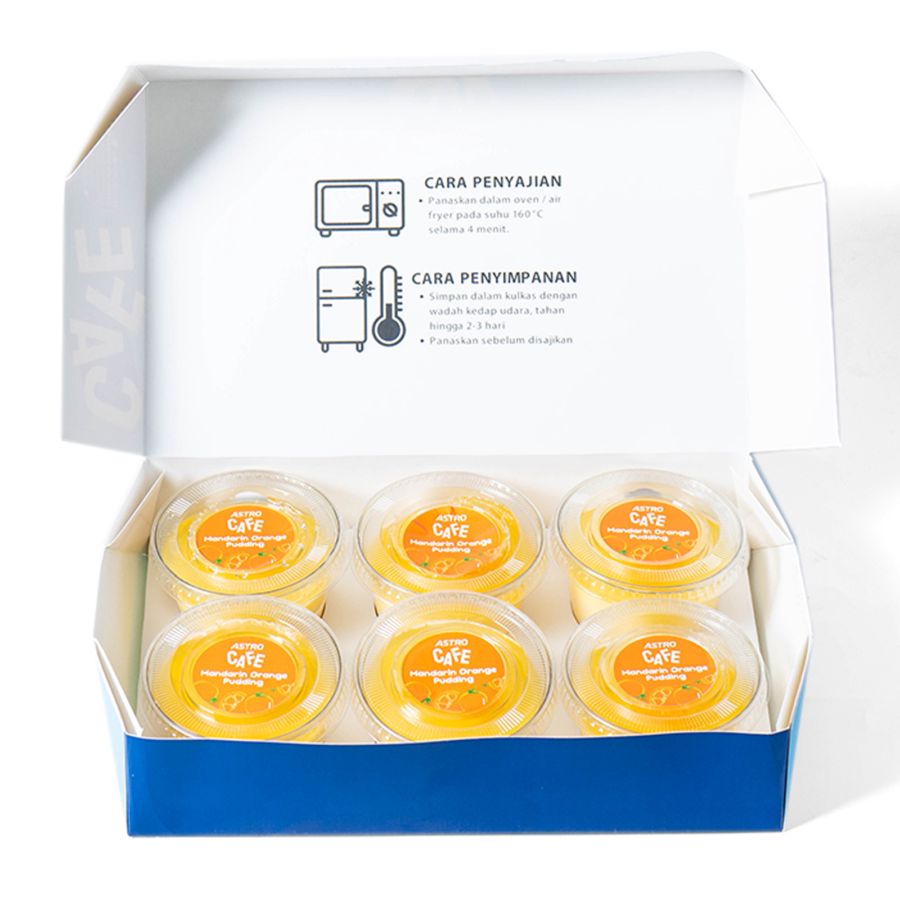 Mandarin Orange Pudding Box of 6 | ASTRO