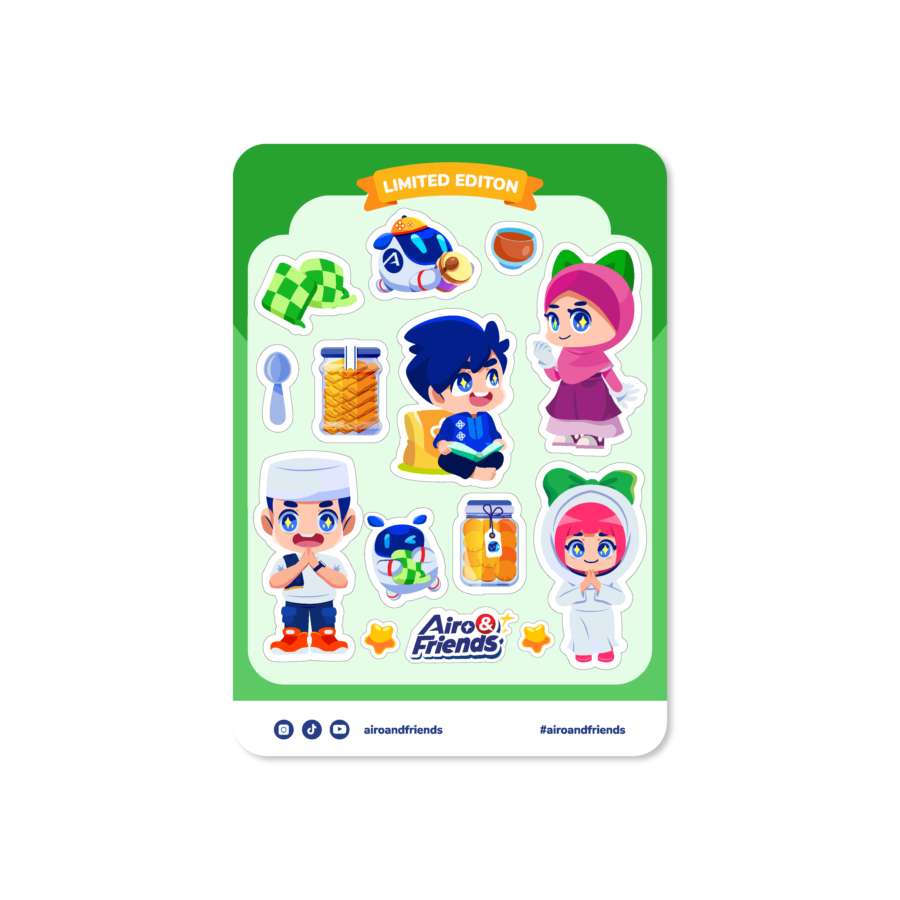 Sticker Sheet Airo & Friends - Ramadhan 1pcs | ASTRO
