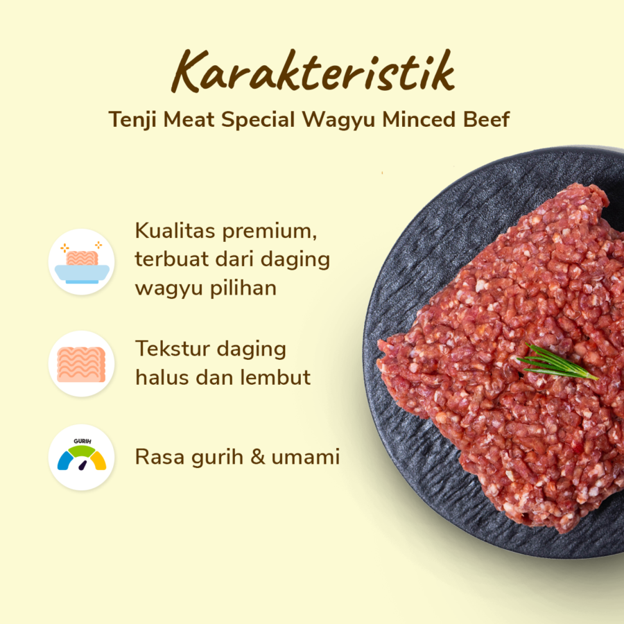 Special Wagyu Minced Beef Tenji Meat 500gram | ASTRO