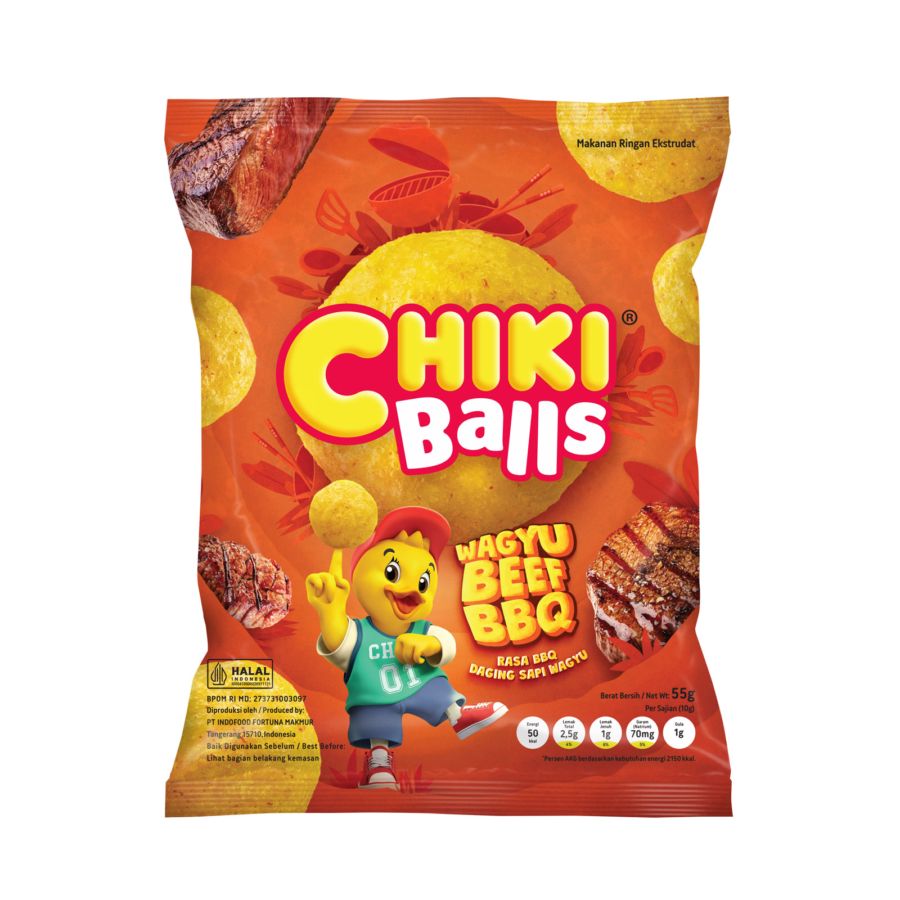 Chiki Balls Wagyu Beef Steak BBQ 55gram 55gram | ASTRO